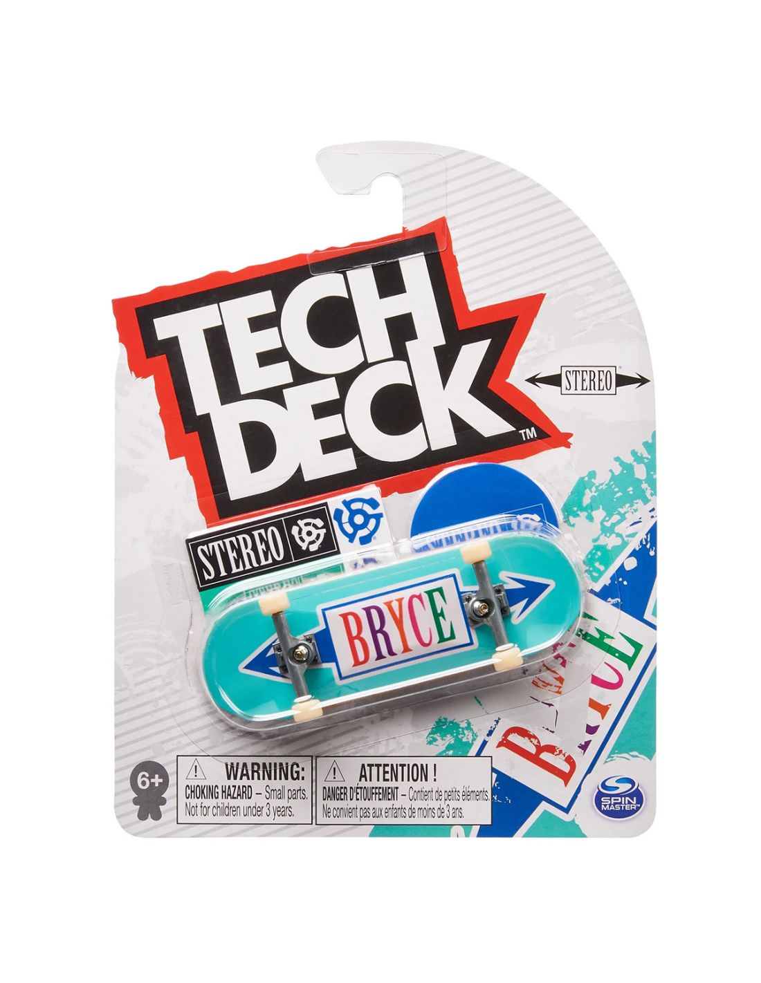 TECH DECK fingerboard Single Pack - Stereo Bryce Colore Azzurro